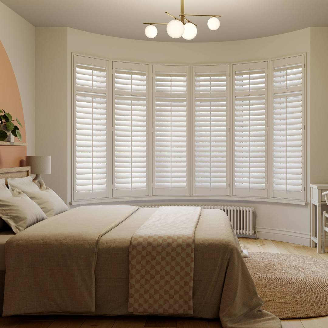 Classic Cream Window Shutters - California Shutters